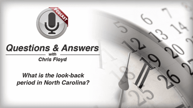 North Carolina Look Back Period Raleigh Criminal Lawyer